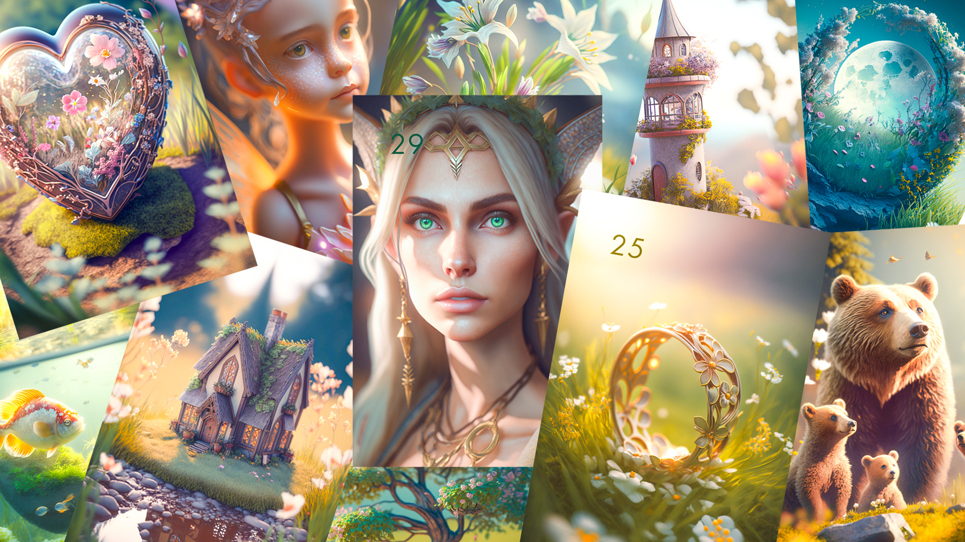 Das Fairylandia Lenormand - ein Kartendeck von Kathleen Bergmann ...